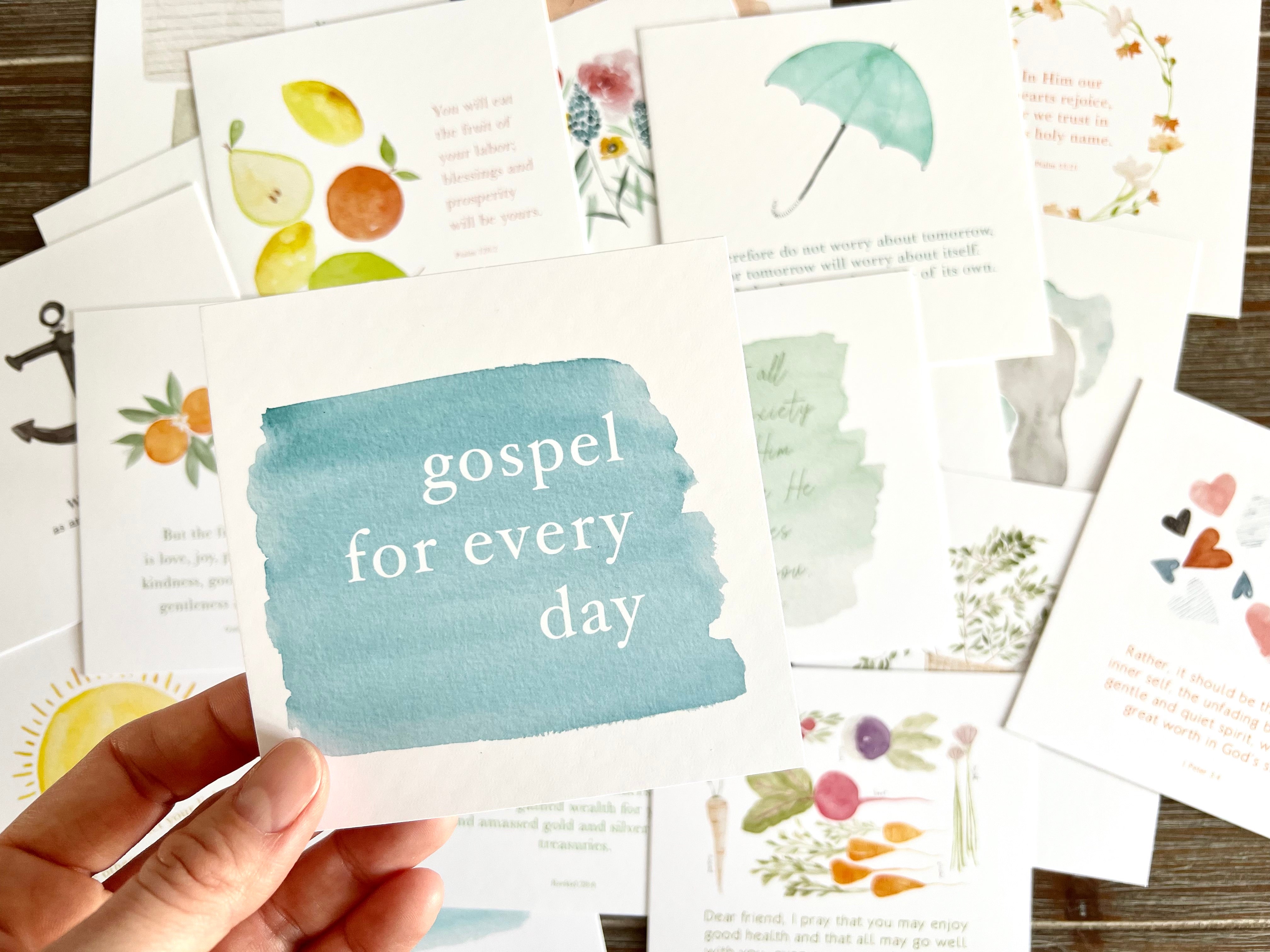 Scripture Verses for Every Day. Pack of 24 | JenniferVaudoArt ...